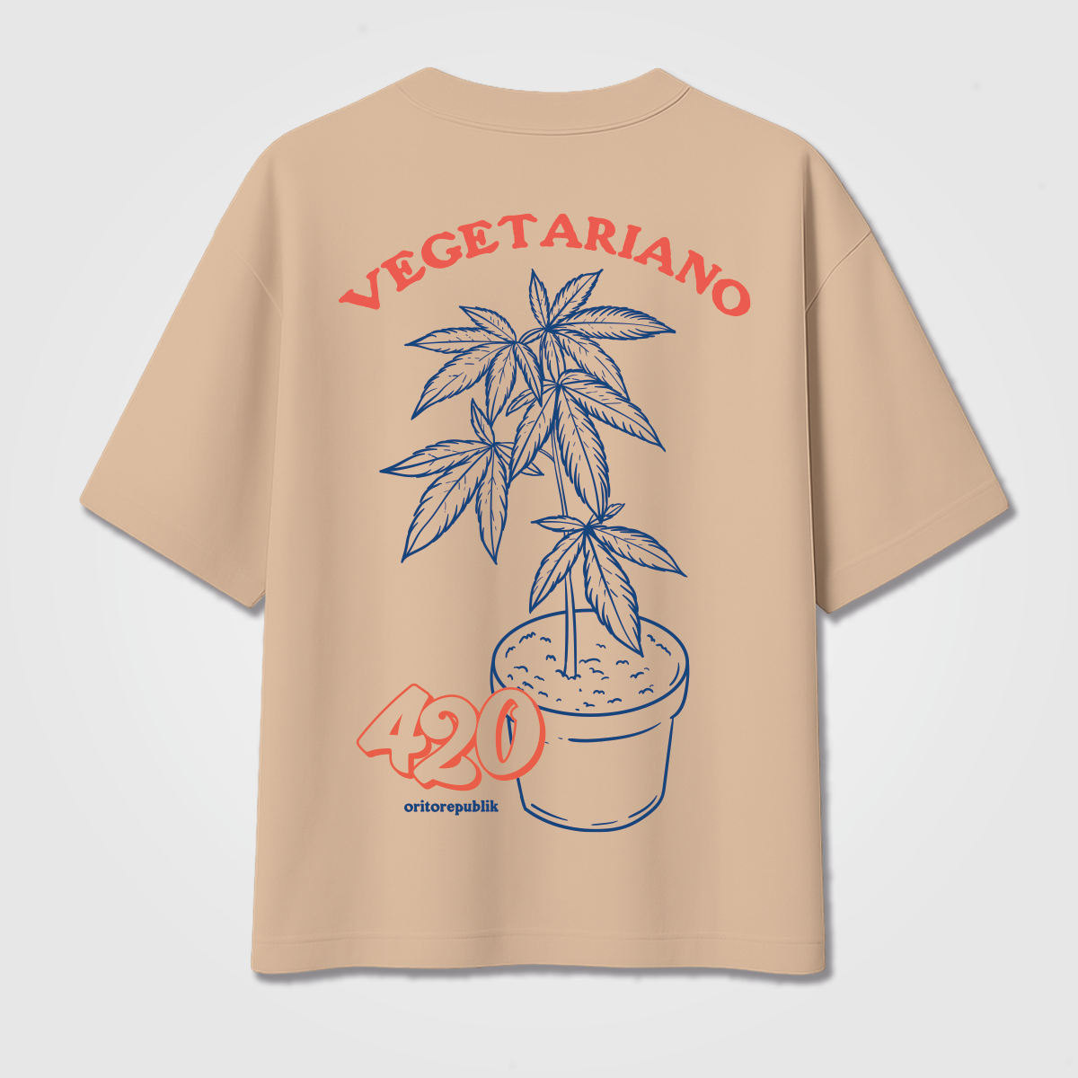 Camiseta 420 Vegetariano - ORITO
